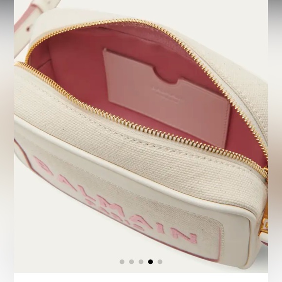 Balmain | Bags | Authentic Balmain B Army Logo Canvas Camera Crossbody ...